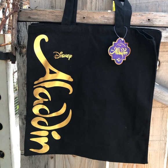 Disney | Bags | Disney Aladdin Canvas Tote Bag | Poshmark